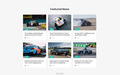 Car Sports News Website Template - TemplateMonster