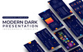 Modern Dark Presentation PowerPoint Template #87283