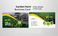 Garden Farm agriculture Business Card Corporate Identity Template #101227