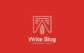 Write Blog Logo Template #68979