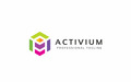 Activium- A Letter Logo Template #87349