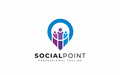 Social Point Logo Template #88737