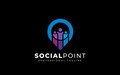 Social Point Logo Template #88737