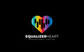 Equalizer Heart Logo Template #151908