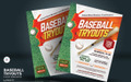 Baseball Tryouts Flyer Corporate Identity Template #84981