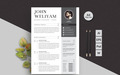 John Modern Resume Template #95628