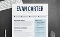 Evan Resume Template #74506