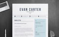 Evan Resume Template #74506