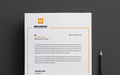 M Letterhead - Corporate Identity Template #84200