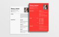 Stacy Jones - CV Adobe Illustrator Resume Template