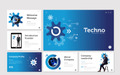 Techno PowerPoint Template #89603