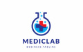 Modern Medical Lab Logo Template #82989 - TemplateMonster