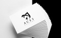 Creative Letter A Aces Logo Template #100608