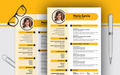 Maria Garcia Creative Resume CV Template