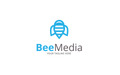 Bee Media Brand Logo Template #73343 - TemplateMonster