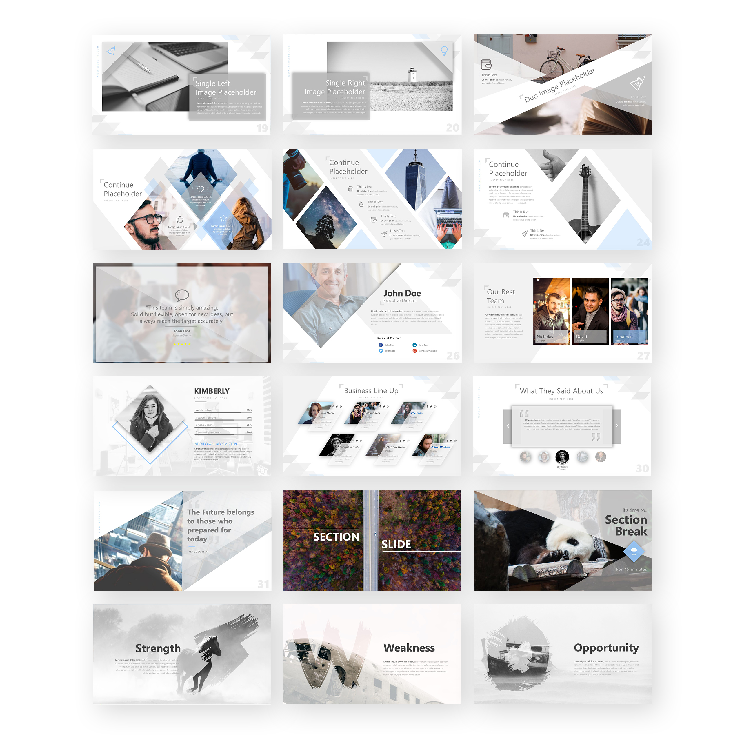 Exclusive - PowerPoint Template #74594