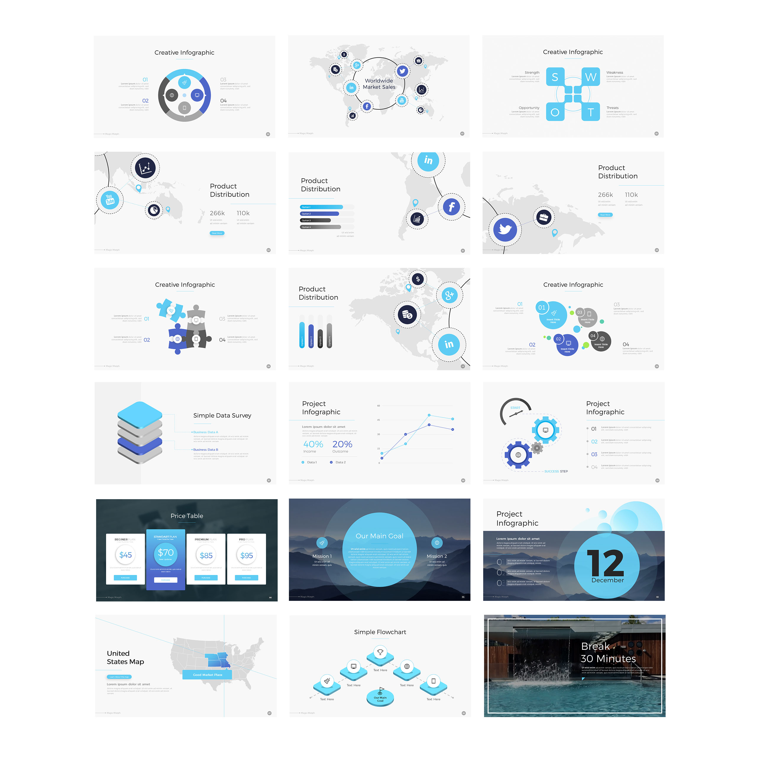 Magic Morph - PowerPoint Template #74716