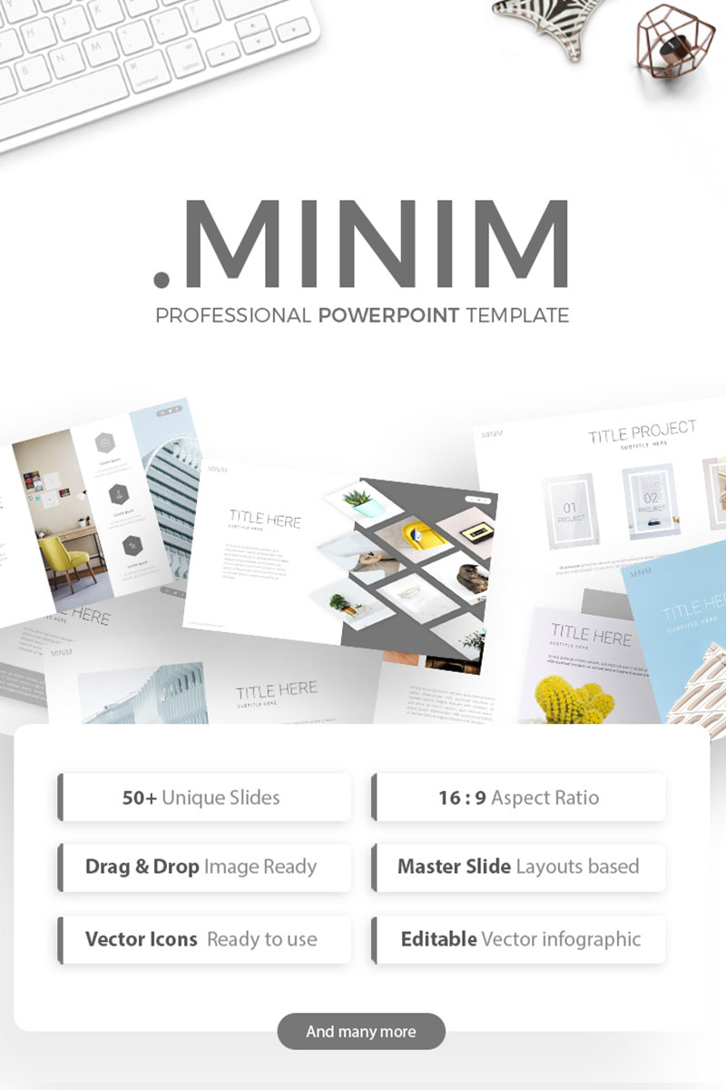 Minim - Simple PowerPoint Template #75236