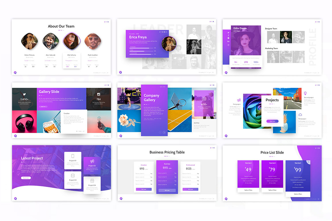 Visibility - Creative PowerPoint Template #75323