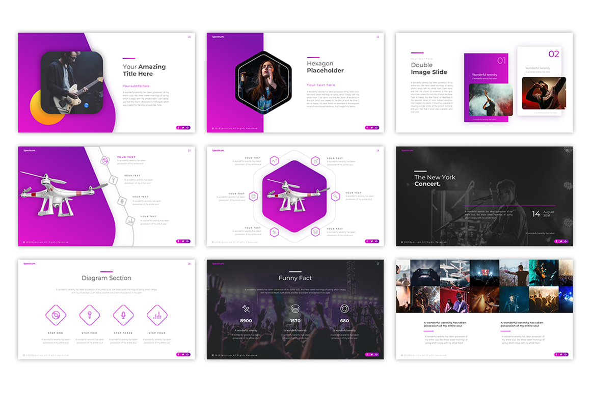 Spectrum - Elegant PowerPoint Template #75530
