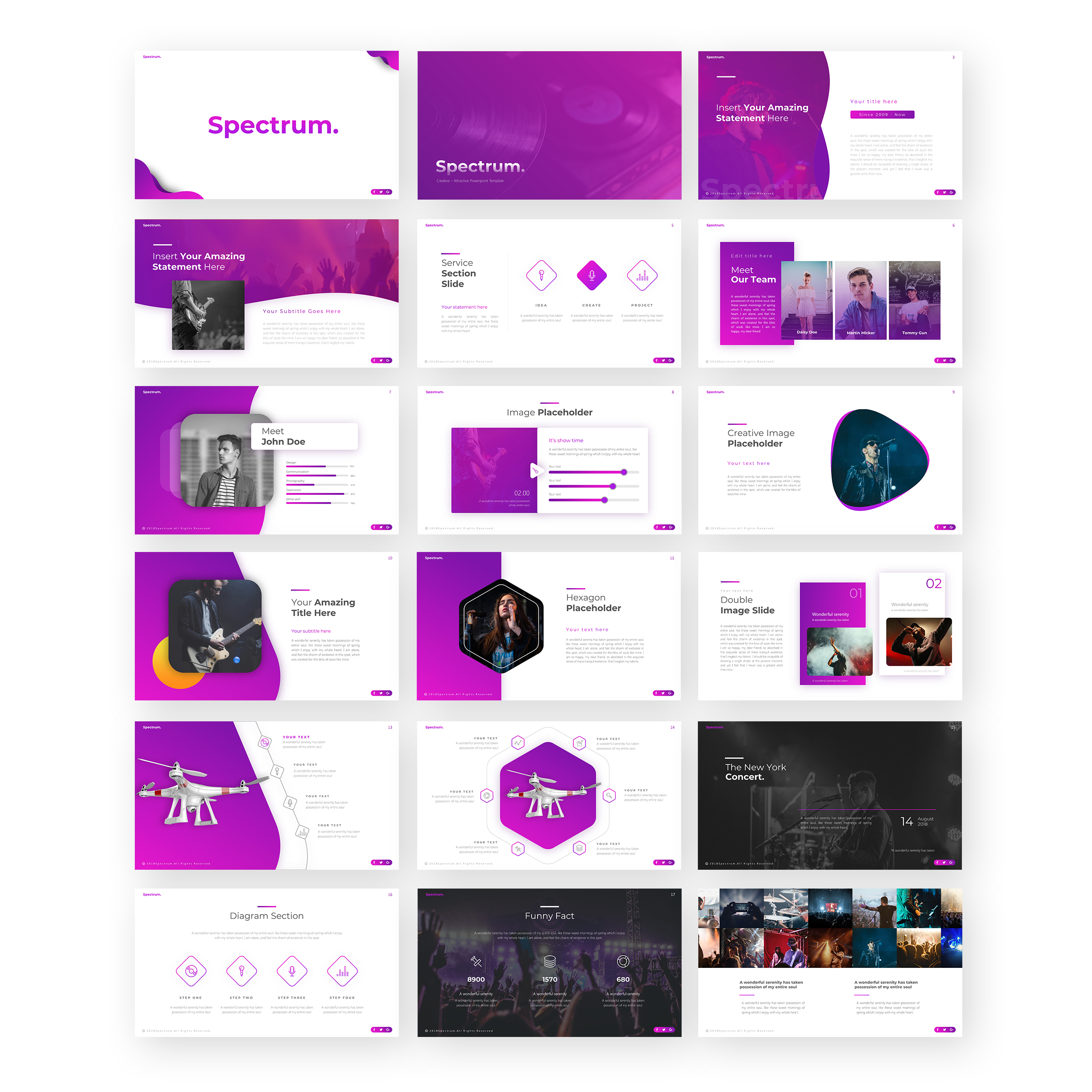 Spectrum - Elegant PowerPoint Template #75530