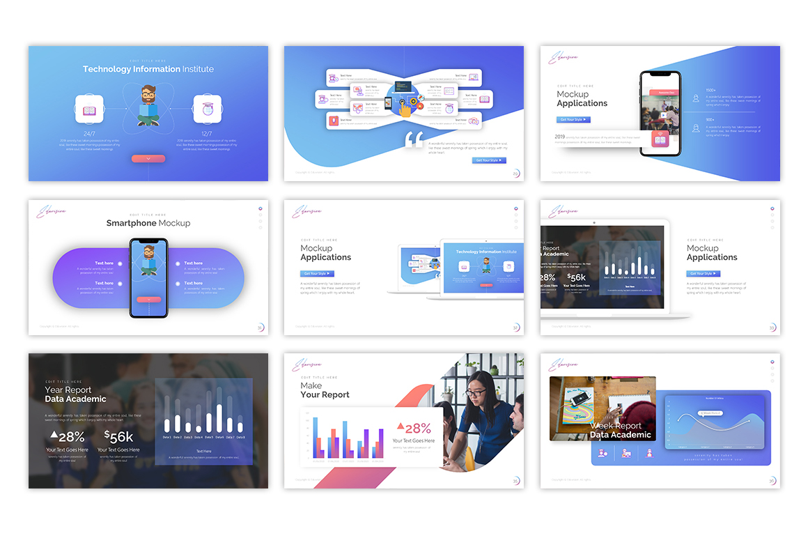 Eduvision - Education PowerPoint Template #75657