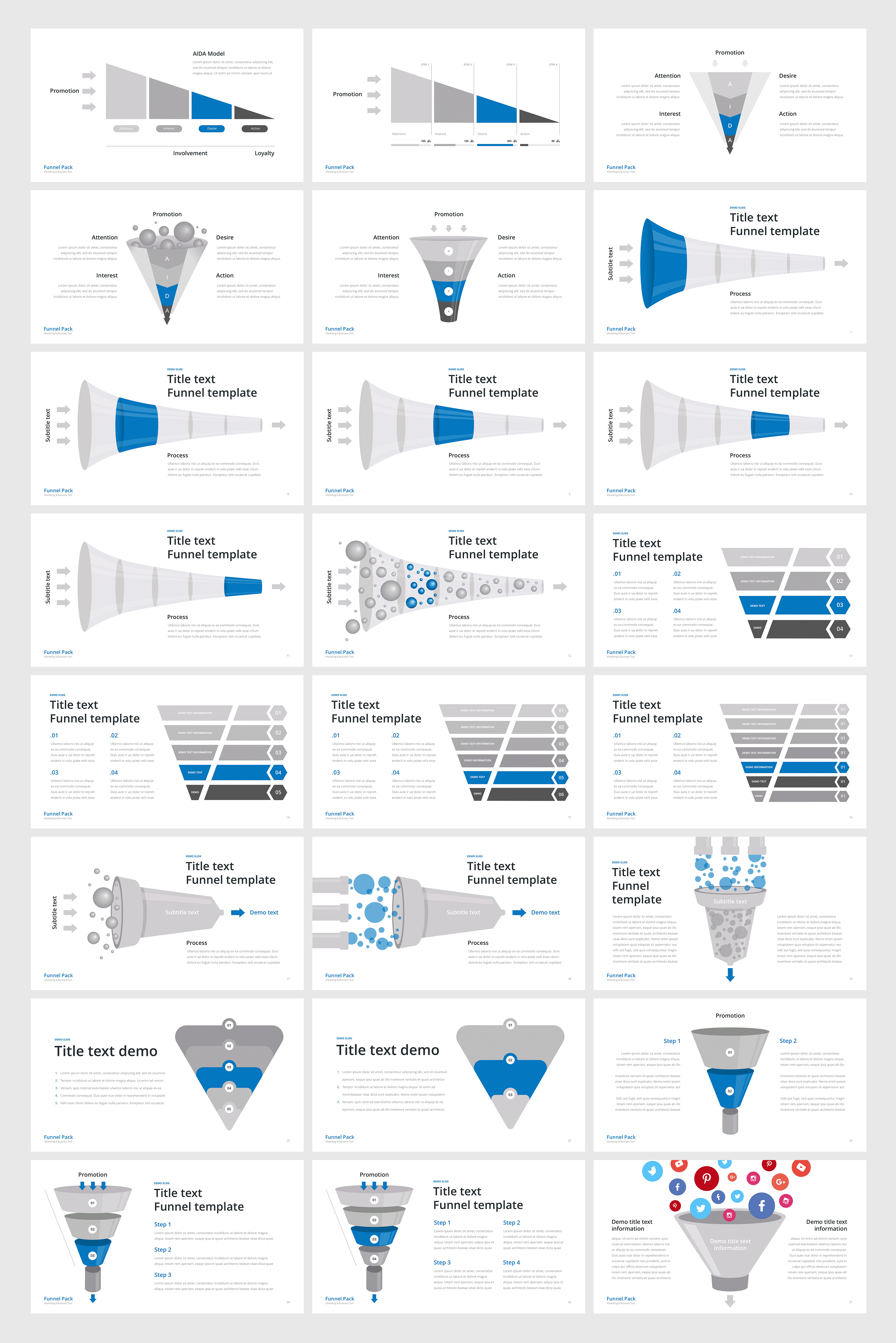 Funnel Pack for Keynote - Keynote Template #68537