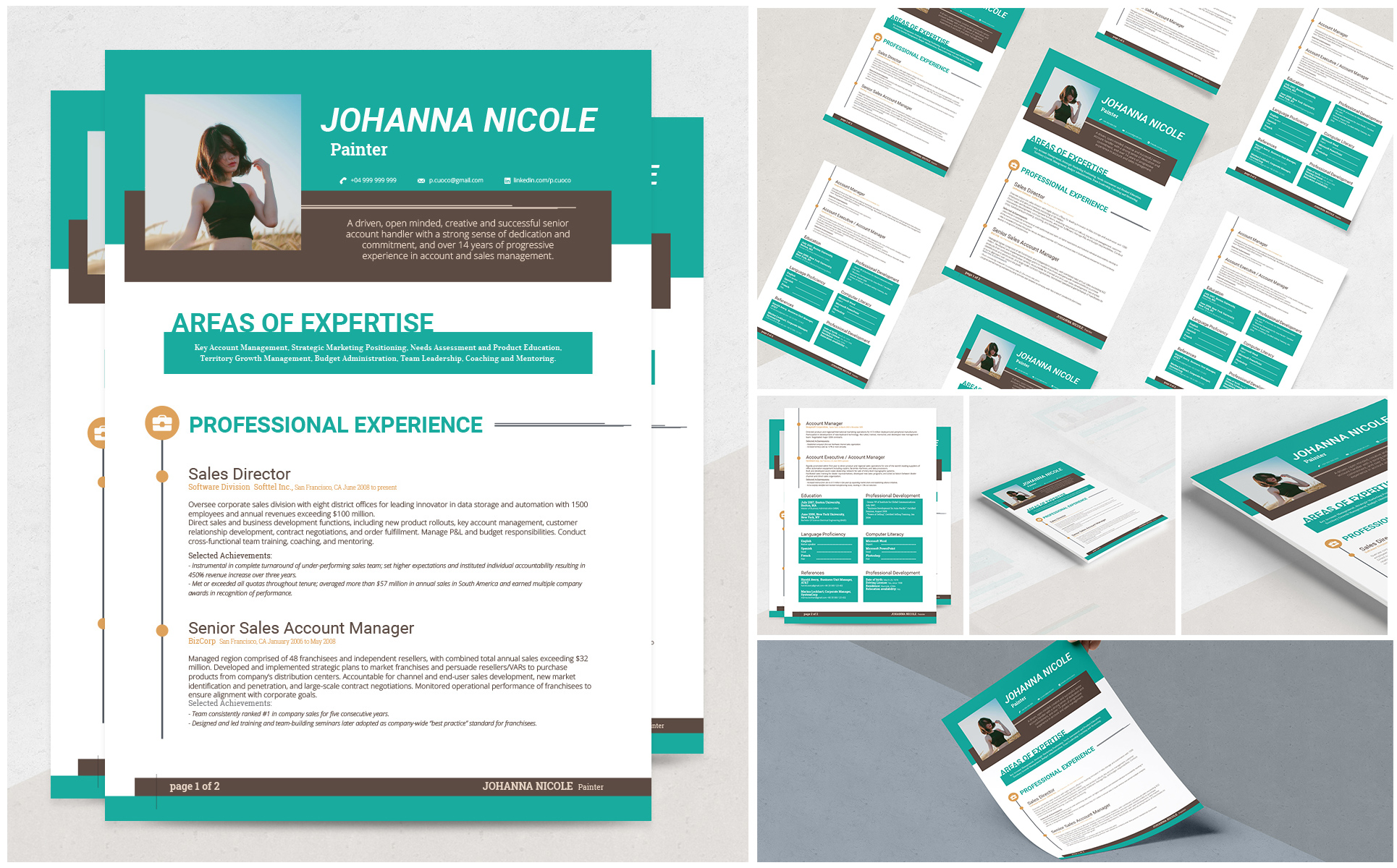 Johanna Resume Template #69139