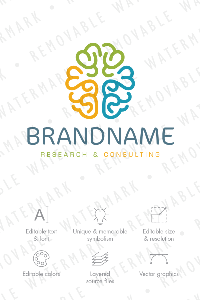 Collective Intellect Logo Template #71164