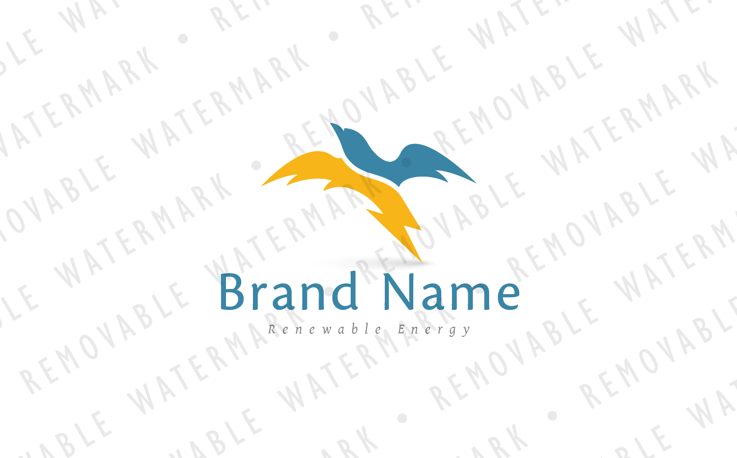 Lightning Bird Logo Template #71583