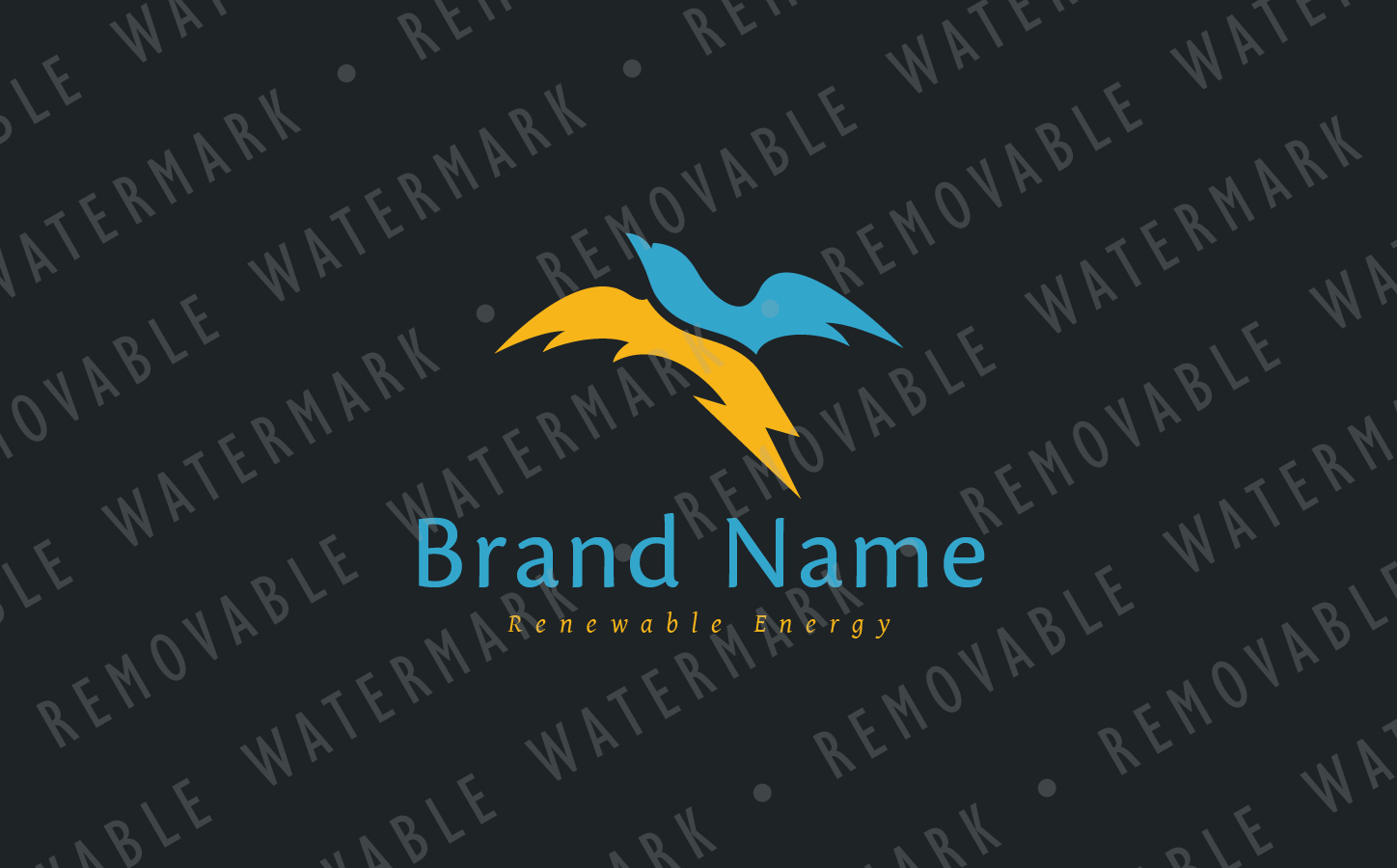 Lightning Bird Logo Template #71583