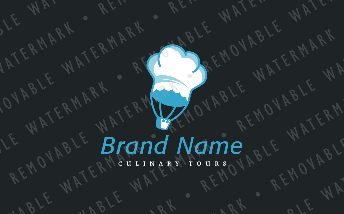 Download Balloon Chef Logo Template - Шаблон логотипа на тему графика
