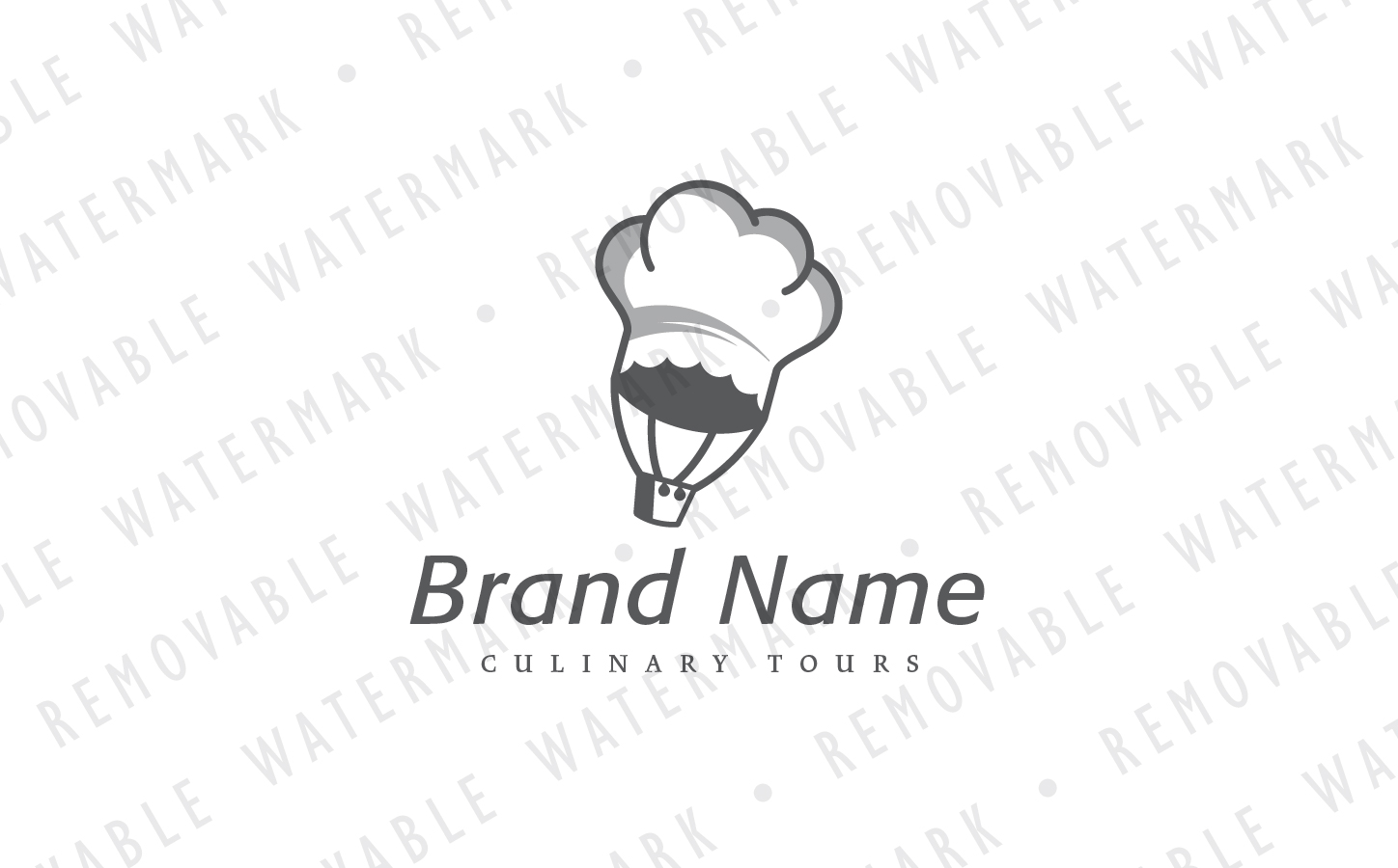 Download Balloon Chef Logo Template - Шаблон логотипа на тему графика
