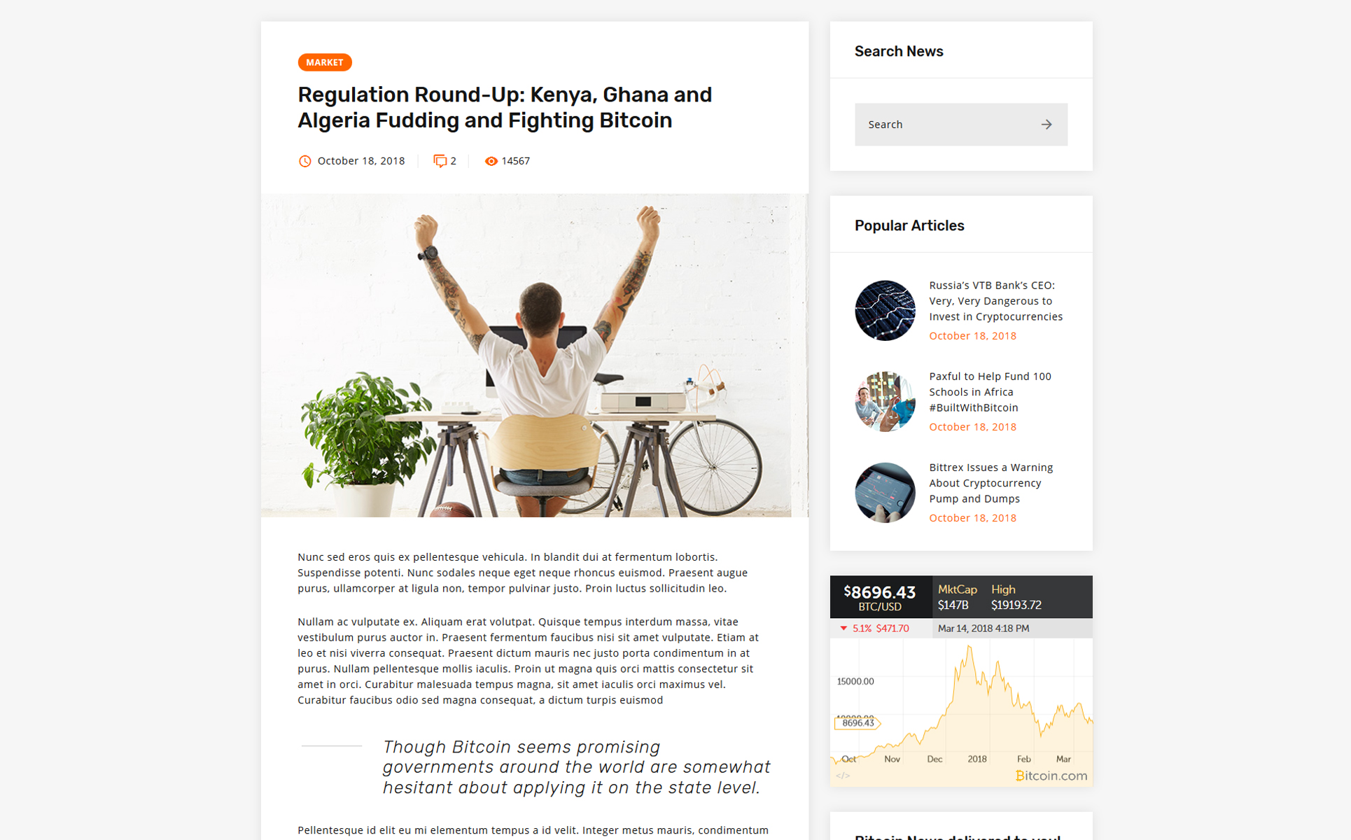 Blockchain Multipage HTML Template