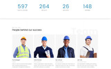 Construction Multipage HTML Template