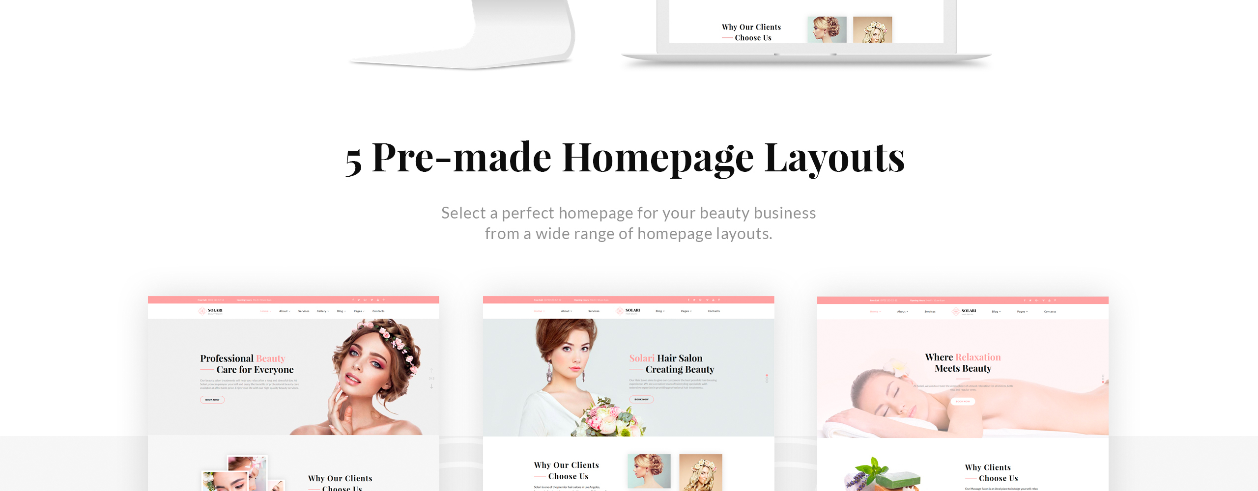 Beauty Salon HTML5 Template