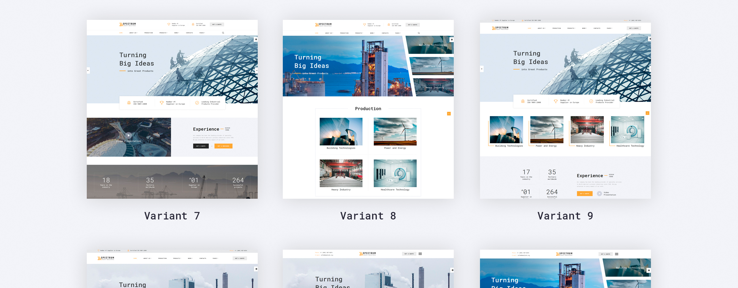 Construction Multipage HTML5 Template
