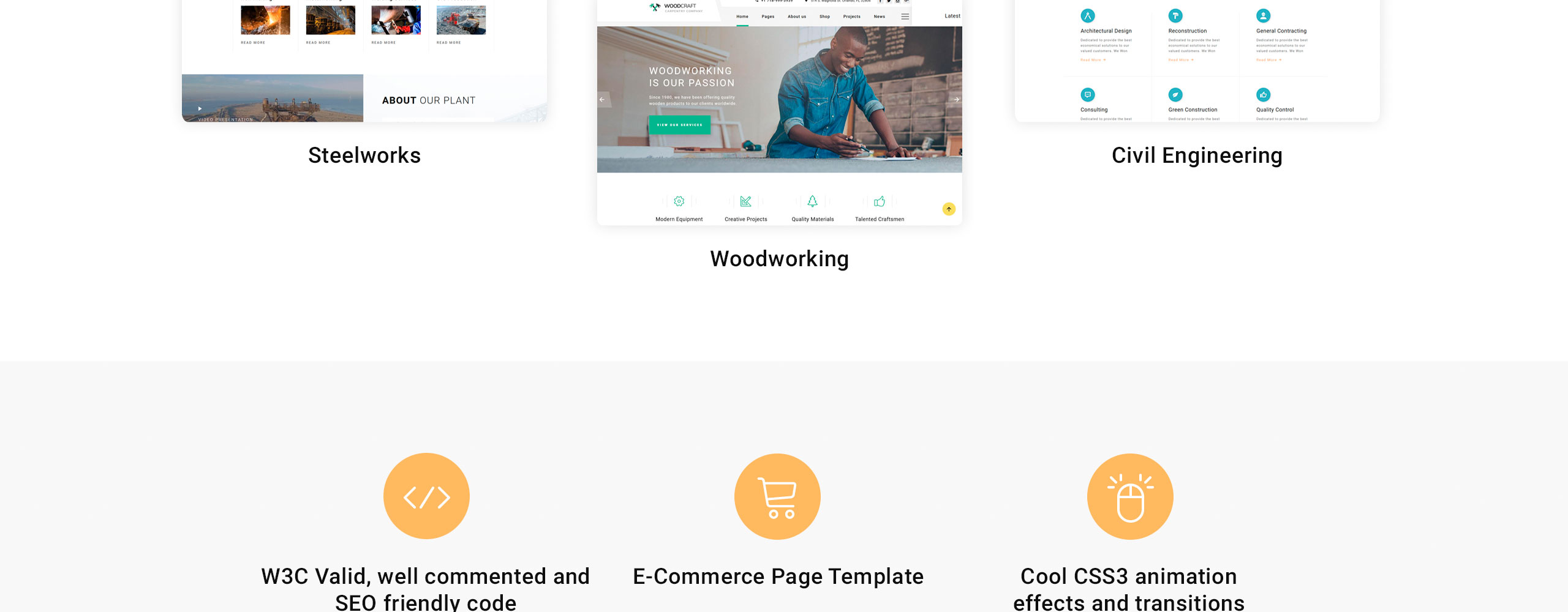 Industrial Multipage HTML5 Template