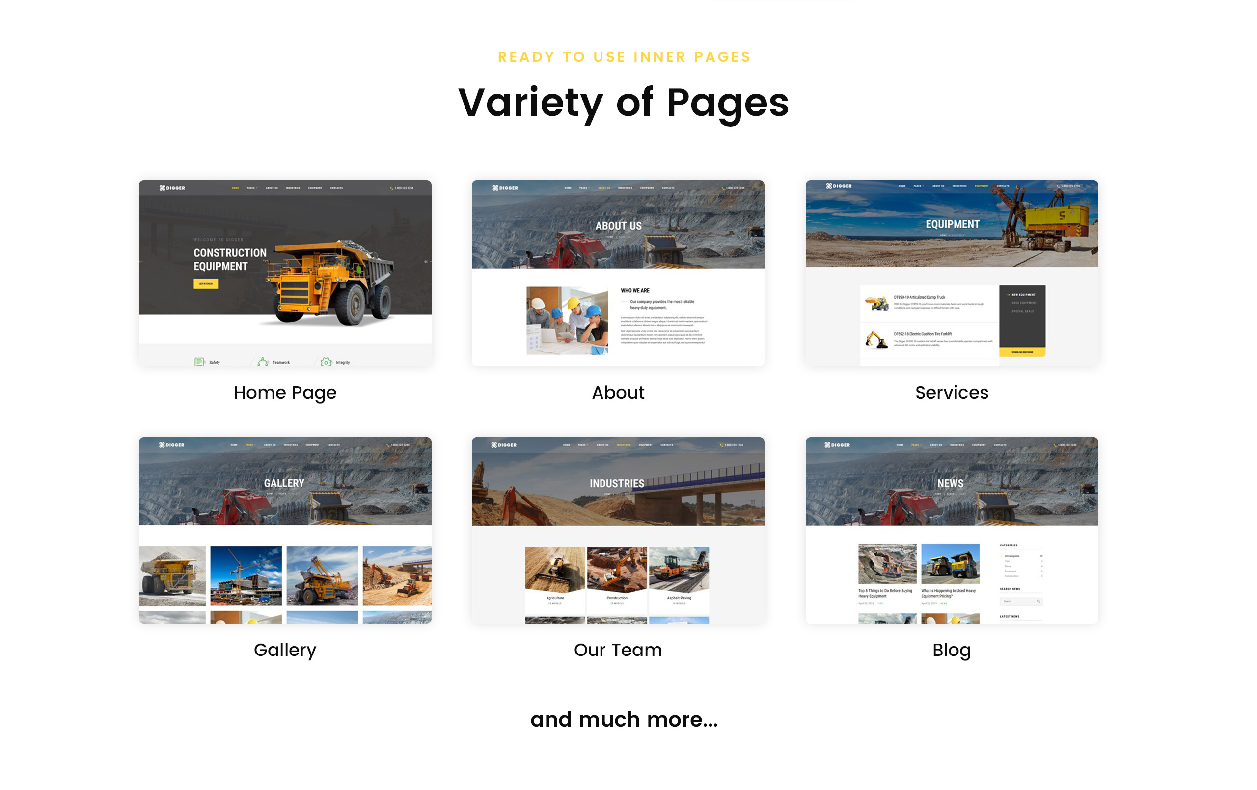 Tools & Equipment Multipage Classic HTML Template