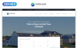 Homeland Landing Page HTML Template