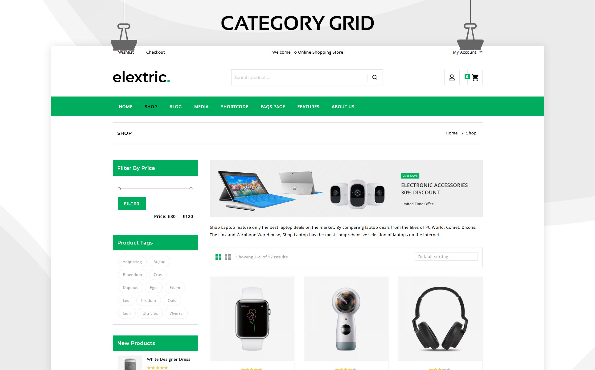 Elextric - The Premium Electronic Store WooCommerce Theme