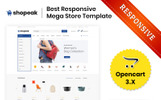 Shopeak - The Mega Store Responsive OpenCart Template #83019