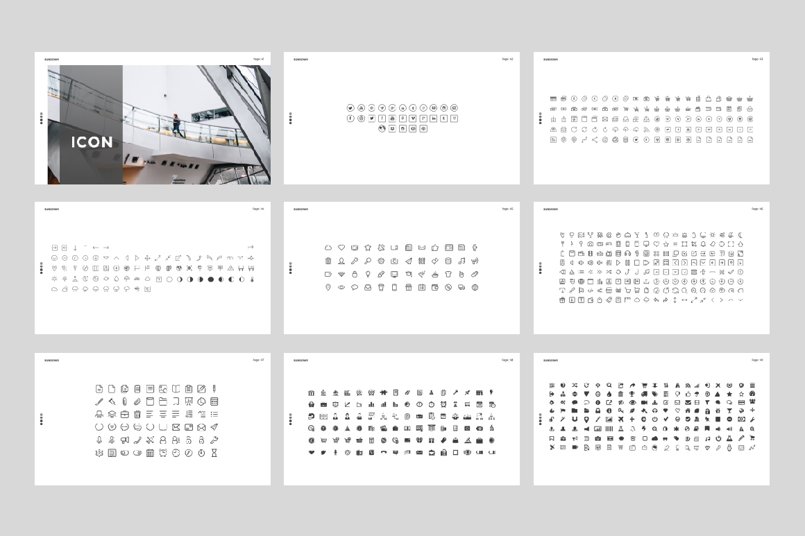 Rundown Presentation PowerPoint Template #99306