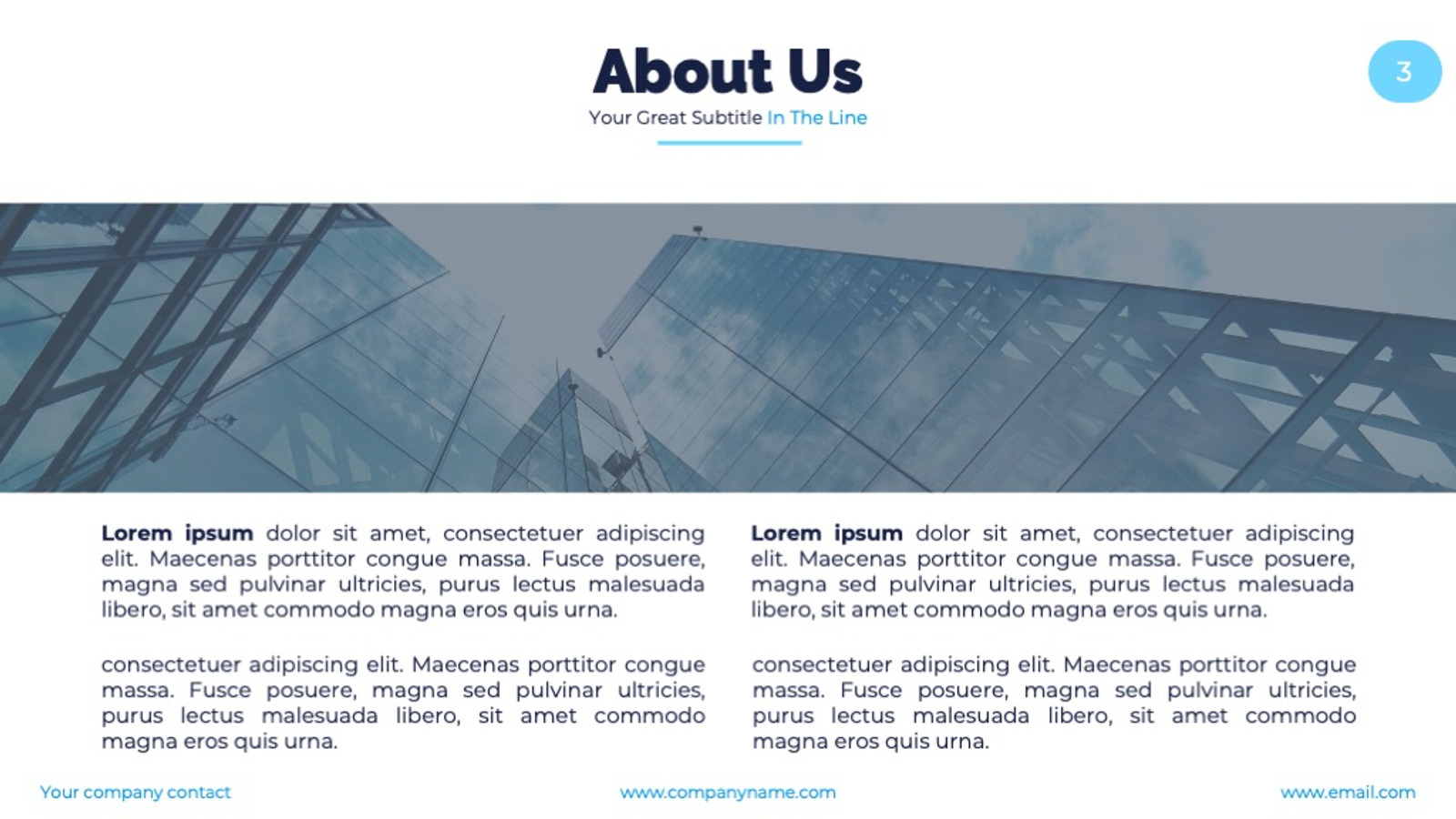 Razka Simple Presentation PowerPoint template