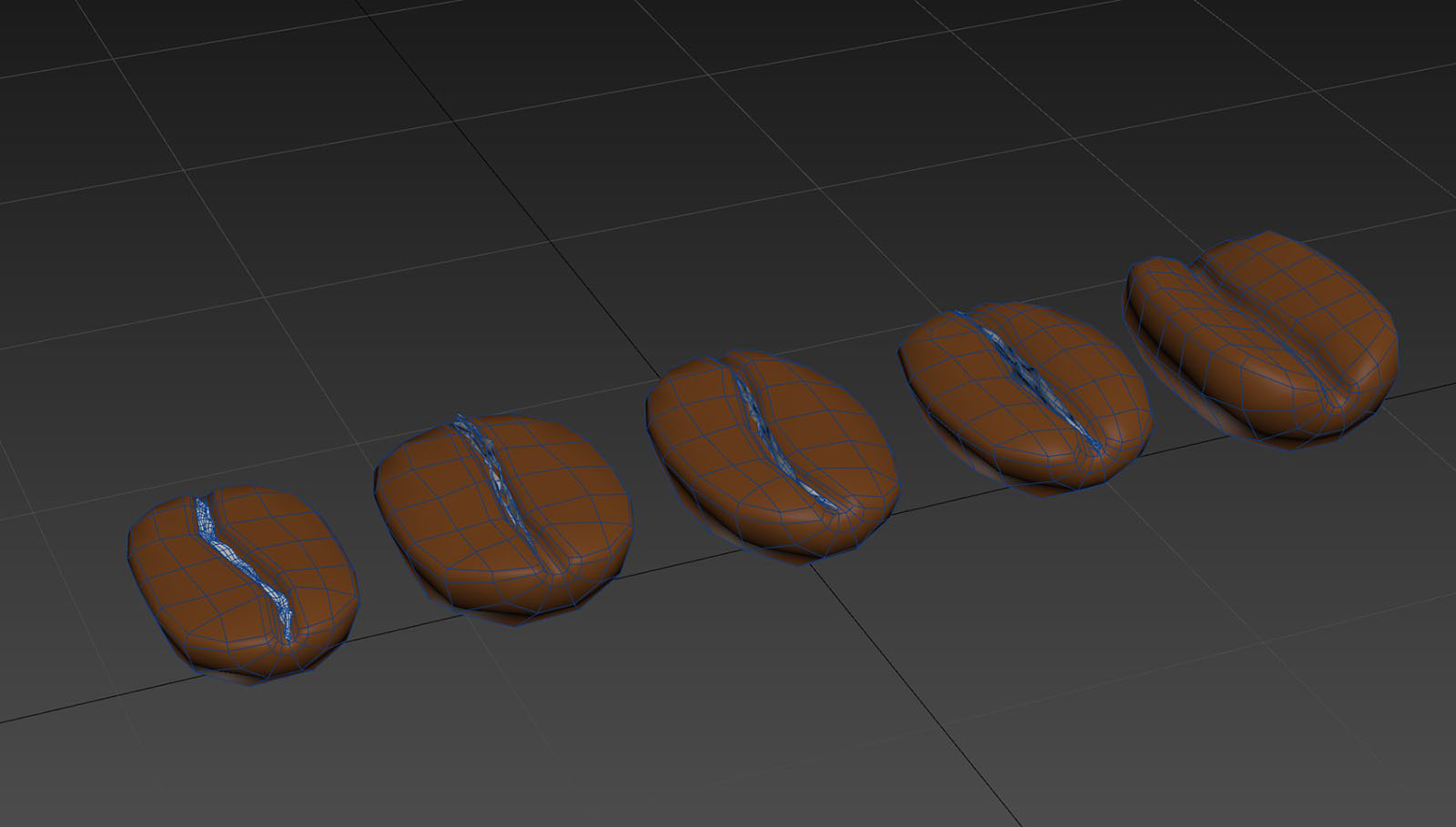 Coffee beans 3D Model #136541 - TemplateMonster