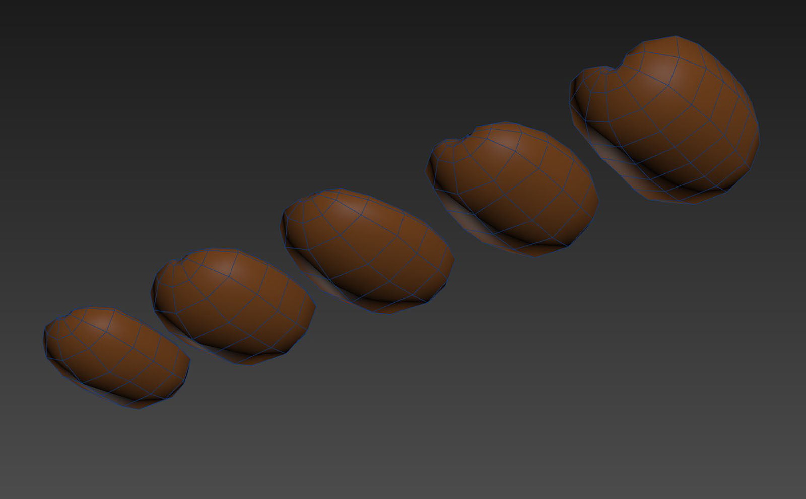 Coffee beans 3D Model #136541 - TemplateMonster