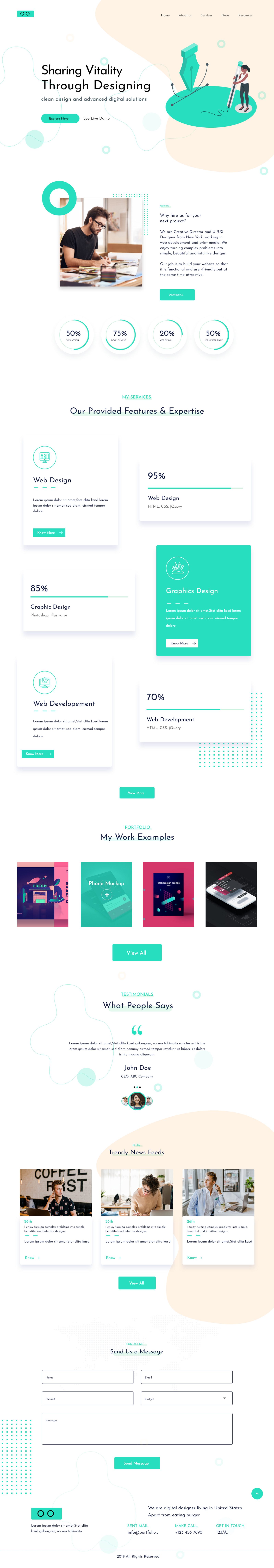 Multi-Purpose One Page Elementor Kit - TemplateMonster