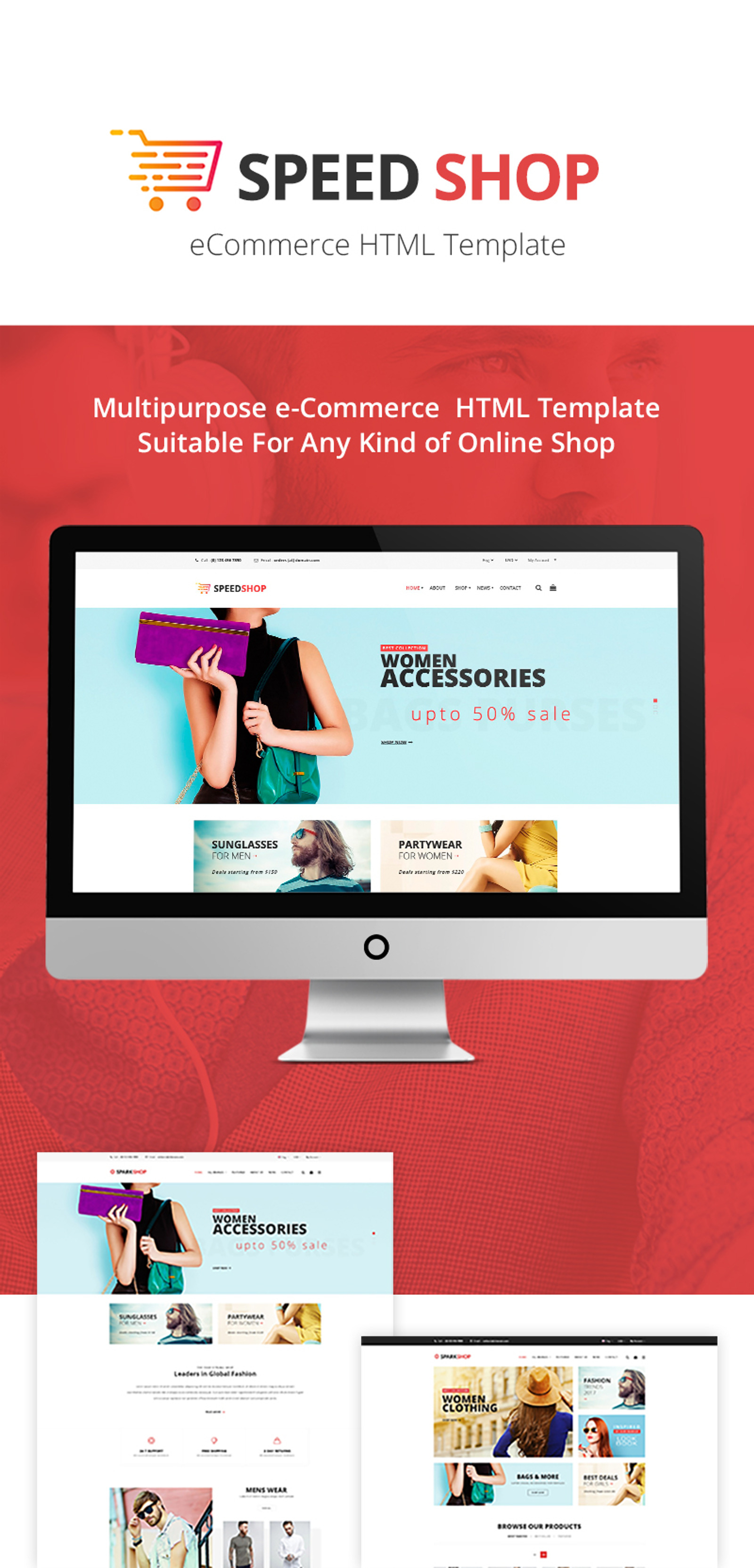 Speedshop Ecommerce Website Template Templatemonster
