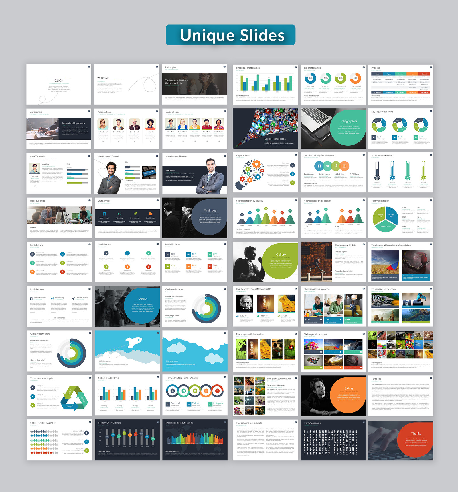 Click PowerPoint template #74407 - TemplateMonster