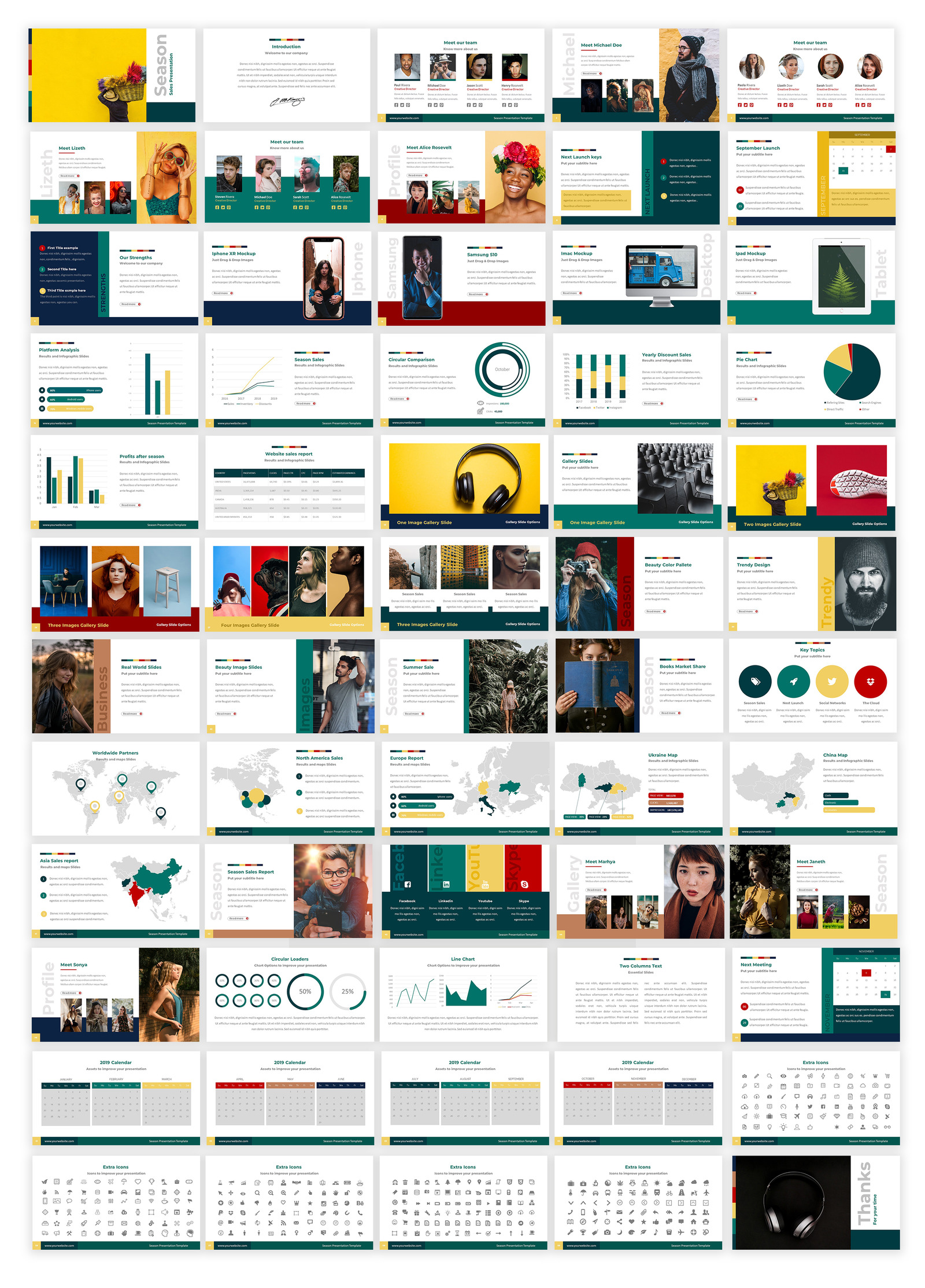 Season Sales Google Slides #80710 - TemplateMonster